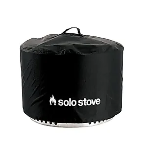Solo Stove Yukon Shelter Protective Fire Pit Cover for Round Fire Pits Waterproof Cover Great Fire Pit Accessories for Camping and Outdoors, Black