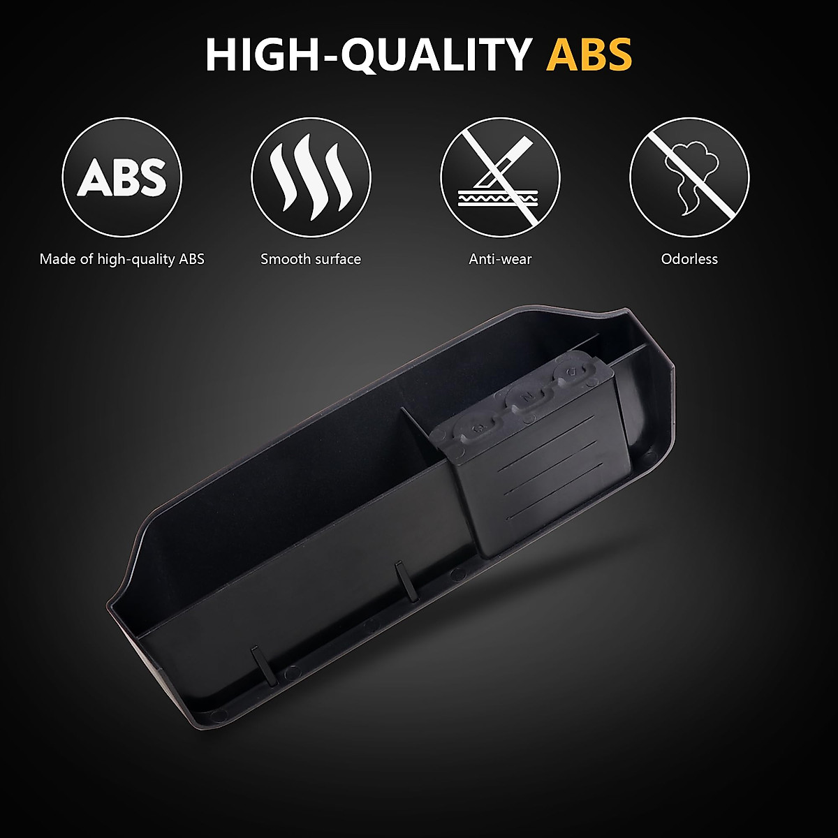 RERPRO Center Console Organizer Tray Compatible with 2021 2022 2023 2024 2025 Ford F150 Interior Accessories Insert Storage with Coin Holder Box Under Dash OEM Secondary Console Vault Bin