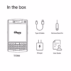 Unihertz Titan 6GB+128GB, Rugged QWERTY Smartphone, Android 10 Unlocked Smart Phone, Black (Support T-Mobile & Verizon only)