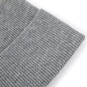 Lallier 100% Merino Wool Beanie for Men and Women, Pure Wool Ribbed Knit Warm Winter Hat with Gift Box (Light Gray)