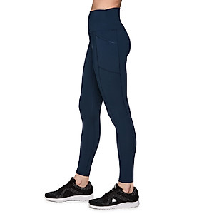 RBX Active Women's Squat Proof Full Length Gym Running Yoga Leggings Deep Teal F22 L