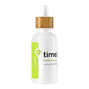 Timeless Skin Care Squalane Oil 100% Pure - Plant-Based Face Oil for Skin Moisturizer - Fragrance-Free Dry Skin Oil - Moisturizing Squalane Oil - 2 oz