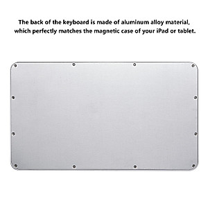Ultra-Slim Rechargeable Bluetooth Keyboard Portable Compact Wireless Keyboard for Android Windows Samsung Galaxy Tab Tablet Smartphone Cell Phone iOS iPhone iPad, iPad Pro, iPad Air, iPad Mini (Green)