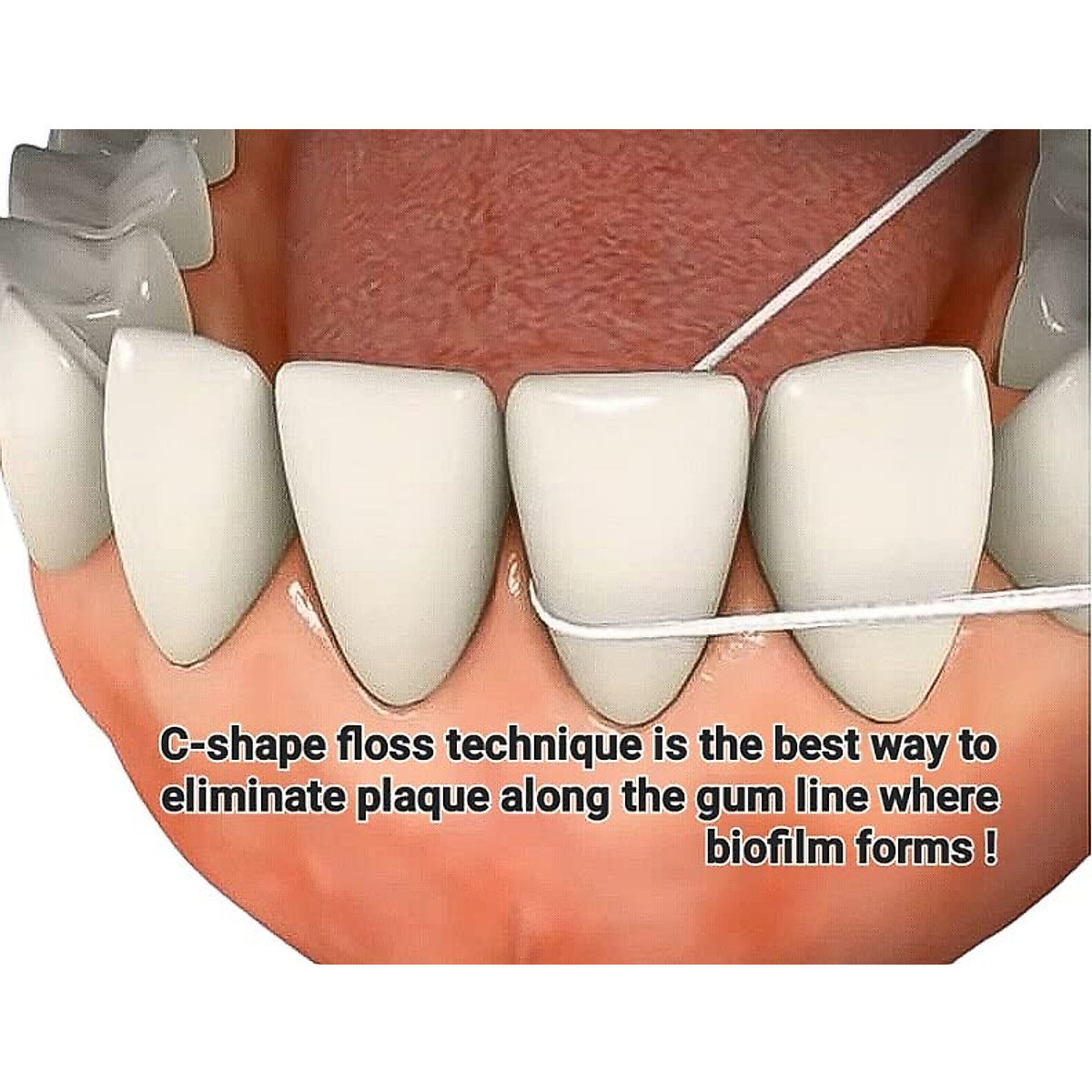 NMLifestyle Refillable, Eco-Friendly, Vegan Bamboo Charcoal Dental Floss (3x40 metres) Cruelty-Free, Natural, Waxed Peppermint Floss