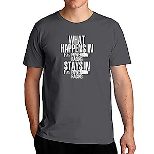 Eddany What Happens in F1 Powerboat Racing Stays in F1 Powerboat Racing 2 T-Shirt Dark Silver