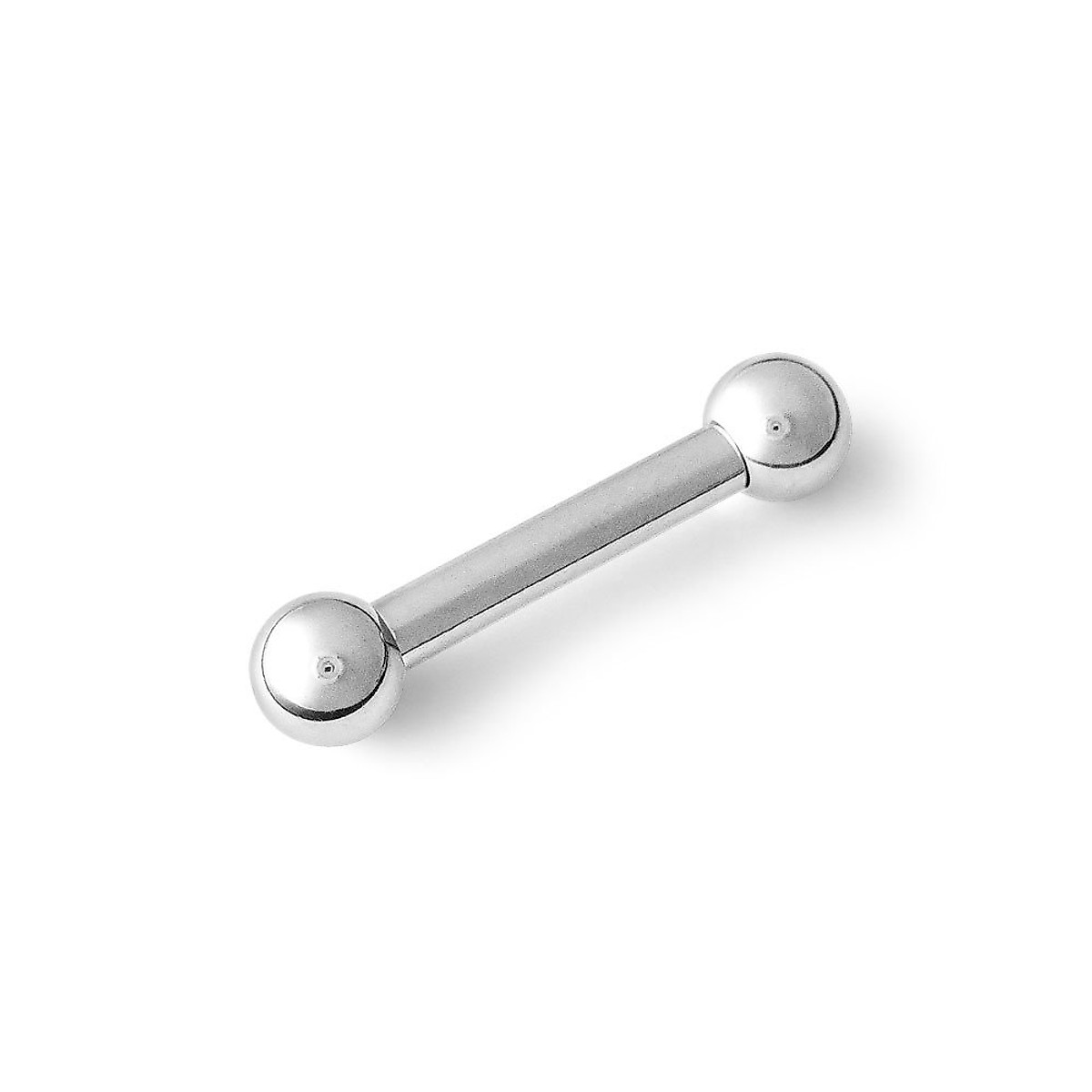 316L Surgical Steel Straight Barbell 8g 1 inch