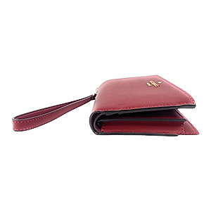 Kate Spade New York Staci Wallet Wristlet in Saffiano Leather Red Currant