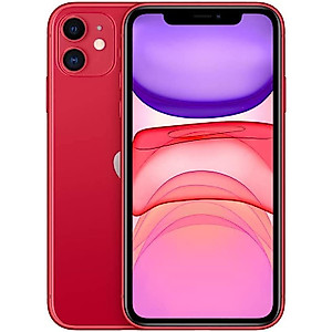 Apple iPhone 11, US Version, 64GB, Red - T-Mobile (Renewed)