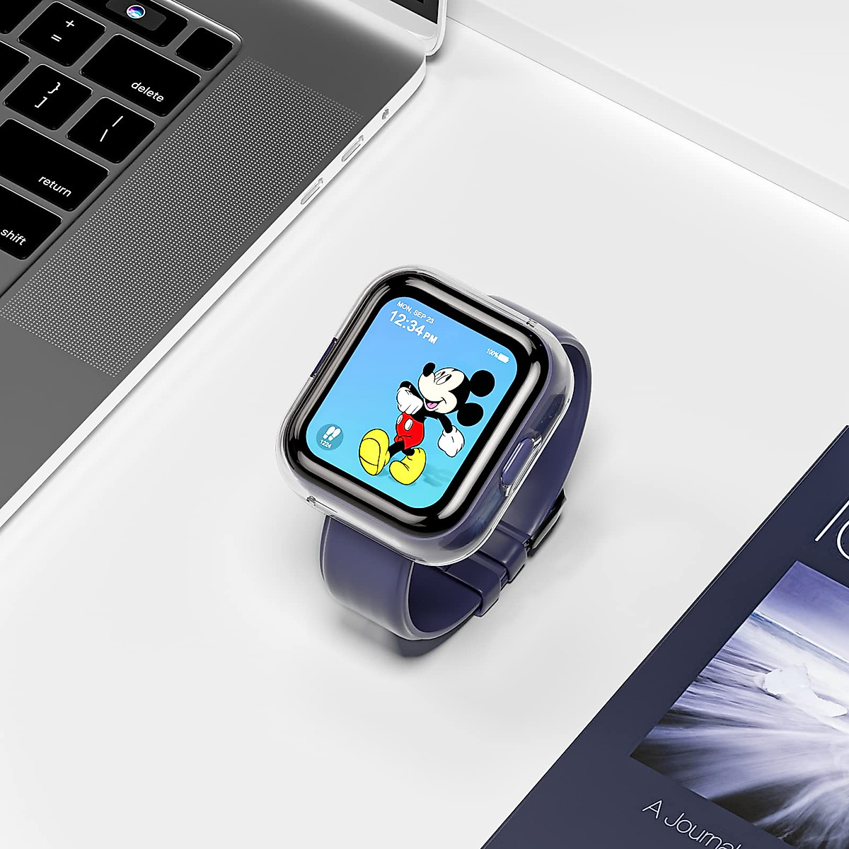 Valband 4 Packs Screen Protector Compatible with SyncUp Watch, Ultra Slim Soft Full Cover Case for SyncUp Kids Watch