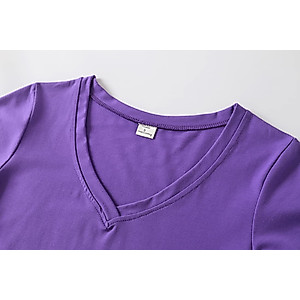 YIJIU Women's Pajama Set Short Sleeve Top with Leaf Print Capri Pants Sleepwear 2 Piece Pjs Sets,Purple,XX-Large