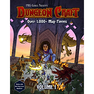 Dungeon Craft Board Game: Volume 1 Loose Leaf Inside a Custom Box, Water Resistant, Dry Erase by 1985 Games