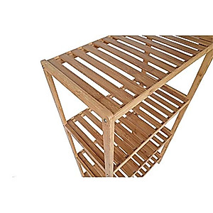 Proman Products Bamboo 4 Tier Shelf