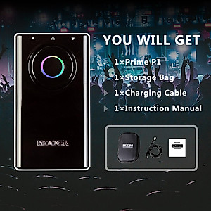 MOOER Prime P1 Guitar Multi-Effects Processor, Bass Guitar Pedals with Tuner, Amp, Metronome for Practice and Performance