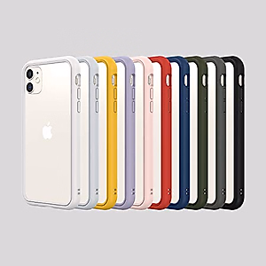 RhinoShield Bumper Case Compatible with [iPhone 11 / XR] | CrashGuard NX - Shock Absorbent Slim Design Protective Cover 3.5M / 11ft Drop Protection - Black