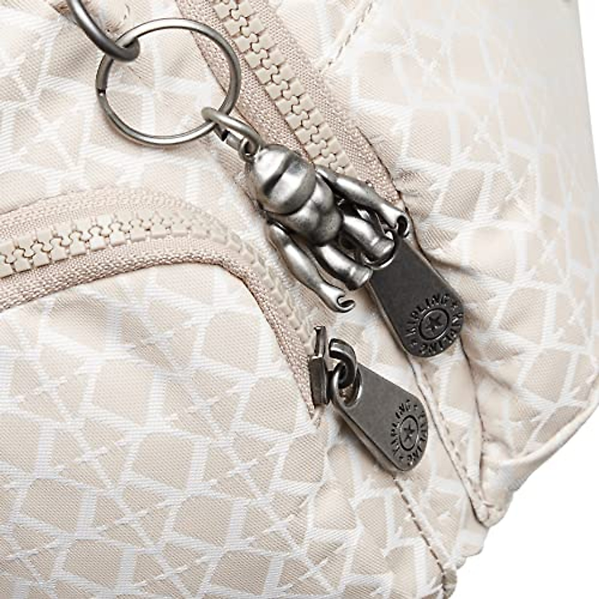 Kipling(キプリング Nylon Bag, Signature Beige