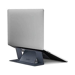 MOFT Invisible Slim Laptop Stand, Adhesive and Reusable, Adjustable Perfect Viewing Angles, Compatible with Laptops Up to 15.6", (Starry Grey)