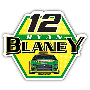 Nascar # 12 Ryan Blaney 2-Inch Vinyl Decal Stiker
