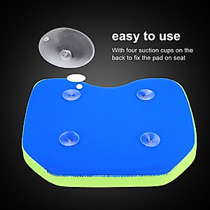 Canoe Seat, Kayak Seat Pad, Seat Pad with Four Suction Cups , Kayak Seat Cushion, Lightweight for Fishing for Kayak(Blue)