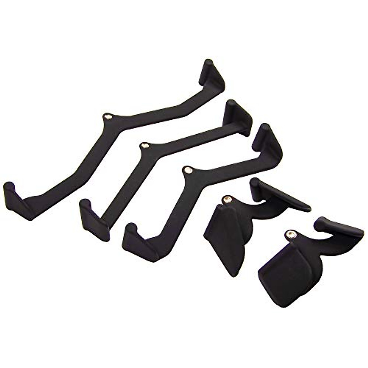 BalanceFrom Cable Machine Attachments 5-Piece Combo Black