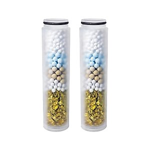 KOSNEW 2PCS Shower Filter Replacement, Hard Water Softener, Upgraded KDF Filter Water Purifier Filter to Remove Chlorine, Heavy Metals & Sediments Impurities - 2 PACK