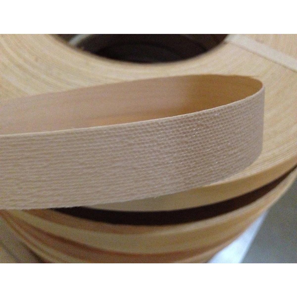 Edge Supply White Oak 3/4 inch X 50 ft Roll of Plywood Edge Banding – Pre-glued Real Wood Veneer Edging – Flexible Veneer Edging – Easy Application Iron-on Edge Banding for Furniture Restoration