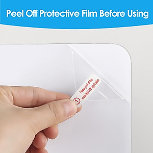 MaxGear Small Magnetic Dry Erase Board Sheet for Refrigerator, Fridge Whiteboard for Kitchen, 12"x8" White Board Organizer and Planner with Stain Resistant Technology, Include 1 Eraser, 3 Markers