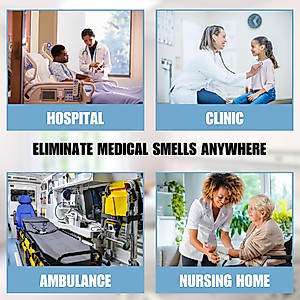 SMELLRID Carbon Medical Odor Absorbent Pads: 6 (4"x16") Gray