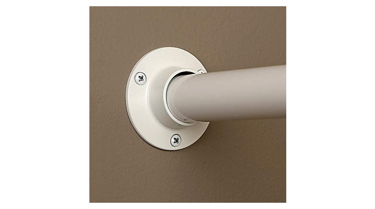 Heavy Duty Closet Pole Sockets in White | Secure & Easy Installation