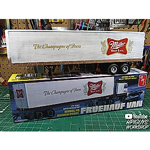 AMT Fruehauf 40' Semi Trailer (Miller Beer) 1:25 Scale Model Kit