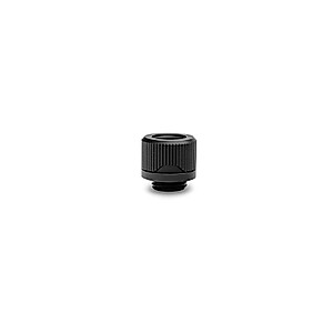 EKWB EK-Quantum Torque HDC-12 Compression Fitting for EKWB Rigid Tubing, 12mm OD, Black, 4-Pack