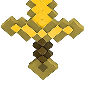 Disguise Minecraft Gold Sword, Official Minecraft Costume Accessory for Kids, One Size