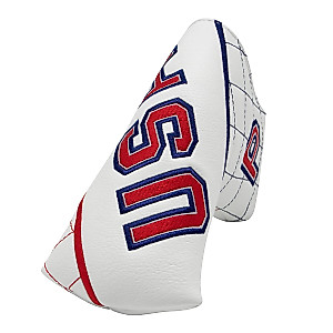 Barudan Golf Blade Putter Head Cover Headcover - Putter Cover for Blade Style Putters, Magnetic USA Putter Headcover with Magnet for Men