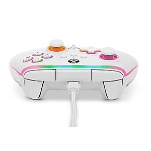 PowerA Spectra Infinity Enhanced Wired Controller for Xbox Series X|S - White (Amazon Exclusive), gamepad, video gaming controller, works with Xbox One and Windows 10/11, officially licensed