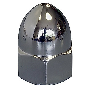 The Hillman Group 943046 Chrome SAE Acorn Nut, 5/16-24-Inch , 3-Pack