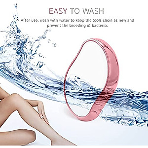 Rantherm Crystal Hair Eraser, Upgraded Hair Eraser, 2023 Crystal Hair Remover, Hair Removal for Back Arms Legs-Pink (rt03)