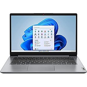 Lenovo 2023 Newest Ideapad 1i Laptop, 14 inch HD Display, Intel Pentium N5030 Processor, 4GB RAM, 256GB Storage, Intel UHD Graphics, Wi-Fi 6, Bluetooth, Windows 11 Home in S Mode, Bundle with Cefesfy