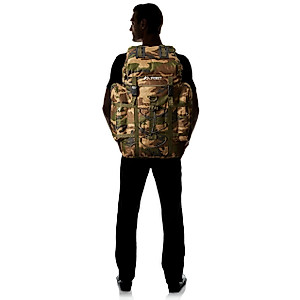 Everest Woodland Camo Hiking Pack, Camouflage, One Size