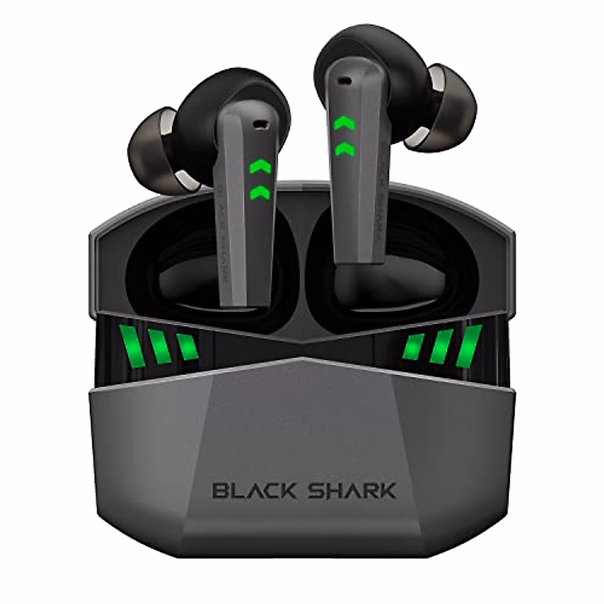 Black Shark Wireless Earbuds with 35ms Ultra-Low Latency, Gaming Bluetooth Earbuds with Premium Sound, Bluetooth 5.2, 10mm Drivers, 4 Hyperclear Mics, IPX5 Waterproof, 20H Play Time, Comfort Fit