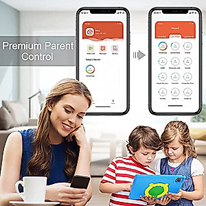 okaysea Kids Tablets 10" Android 12 Dual Camera 2GB RAM 32 GB ROM WiFi Parental Control Tablet (Blue)