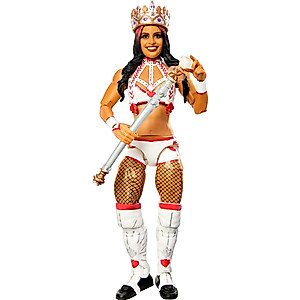 Mattel WWE Elite Collection Action Figure & Accessories, Series #99 Queen Zelina 6-inch Collectible with 25 Articulation Points & Swappable Hands