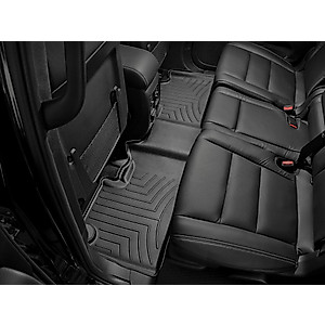 WeatherTech Custom Fit FloorLiners for Durango, Grand Cherokee - 2nd Row (443242), Black