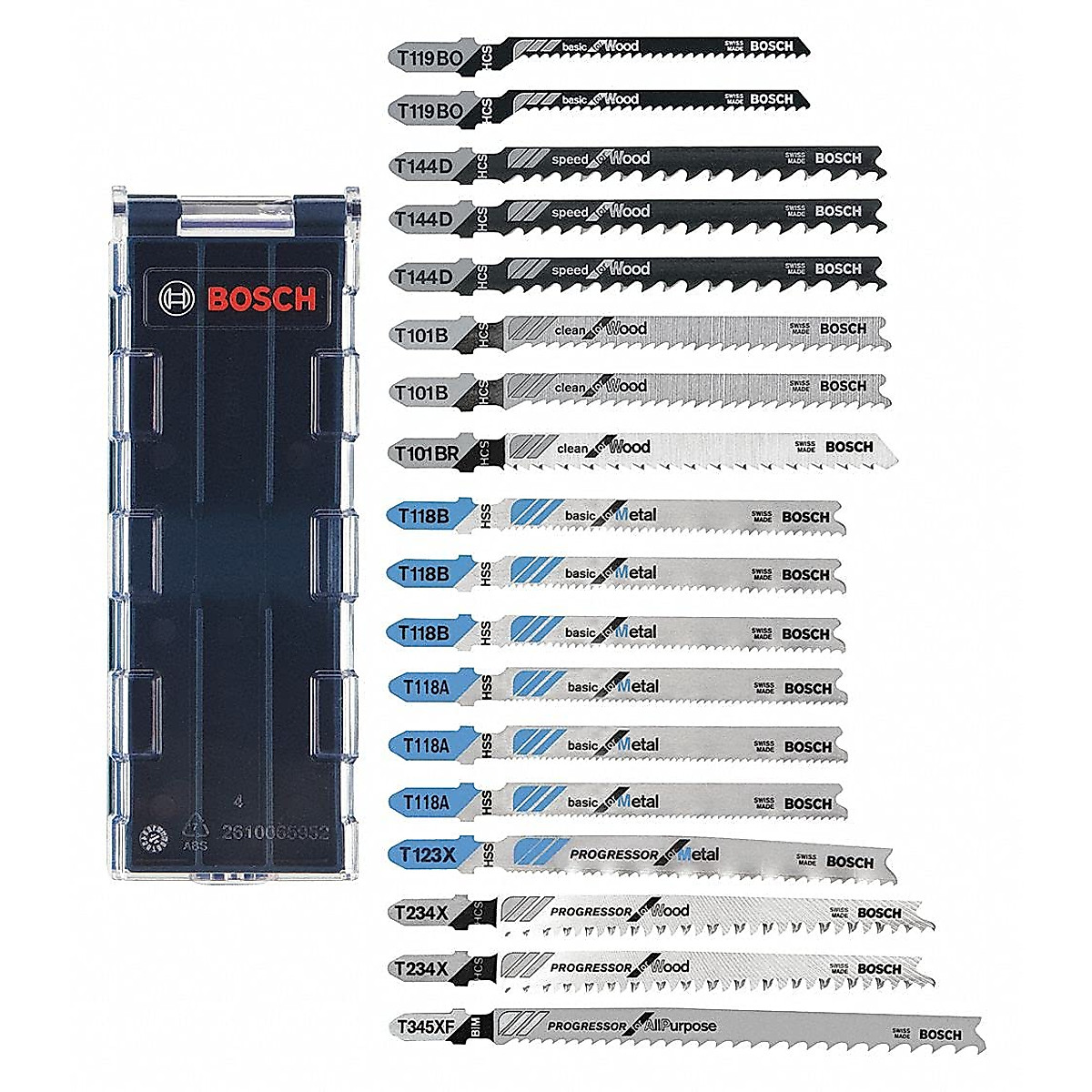Set Jigsaw Blade Asrtmnt 18pc
