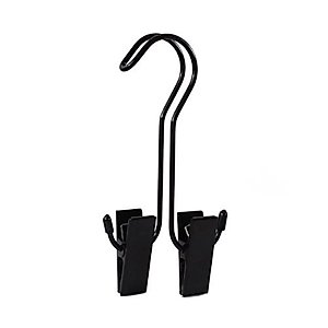 The Boot Hanger in Black - Shoe Storage Space Saver (Set of 3); Boot Hanger, Boot Holder, Boot Clips (Black)