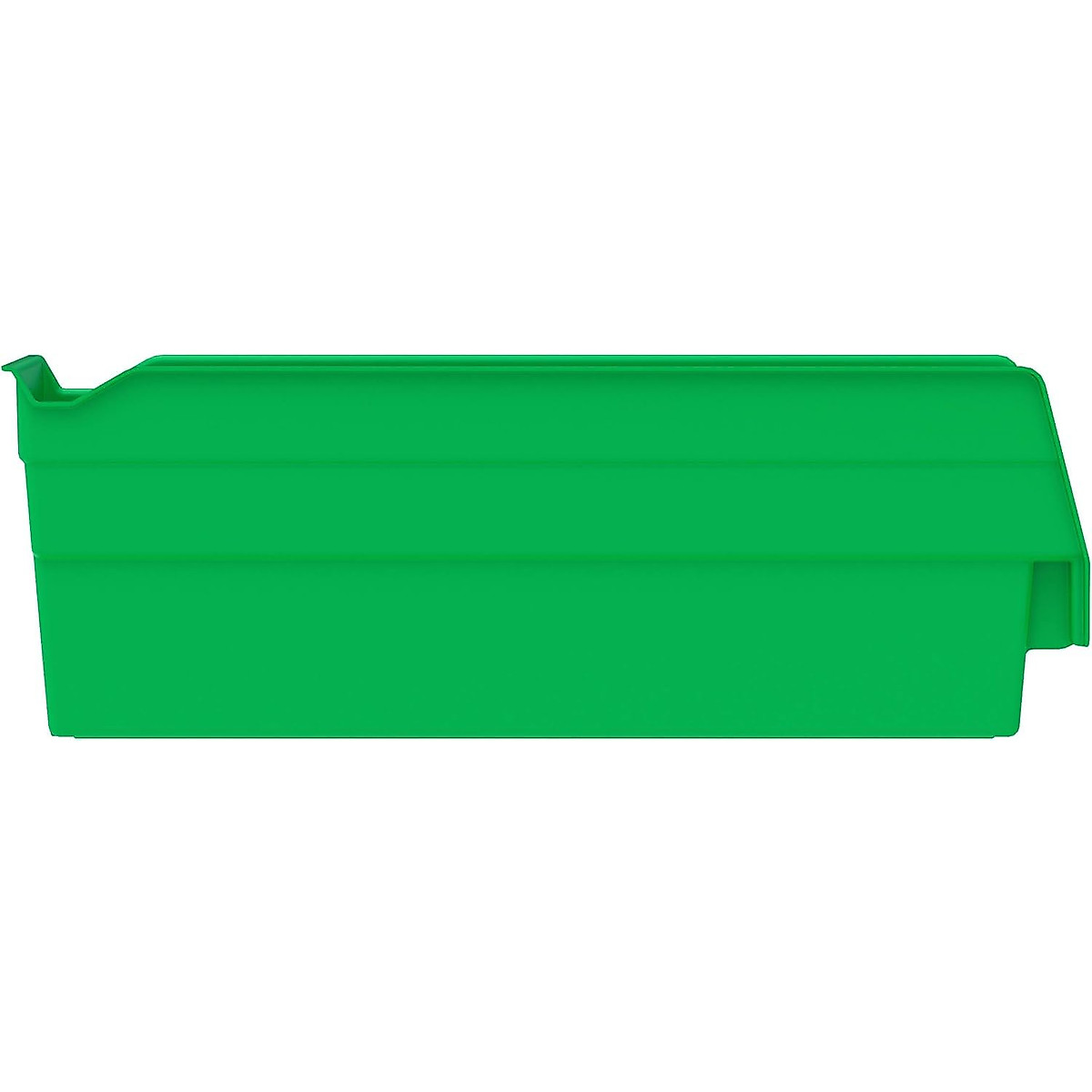 Akro-Mils 30110 Plastic Nesting Shelf Bin Box, (12-Inch x 3-Inch x 4-Inch), Green, (24-Pack)