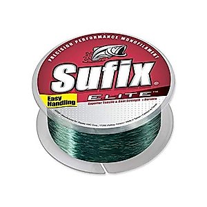 Sufix Elite 12 lb Low-Vis Green - 1000 Yds
