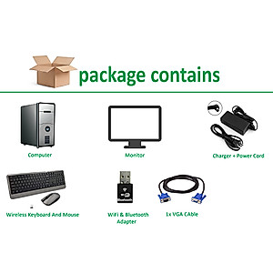 Lenovo M93P SFF Computer Desktop PC, Intel Core i7 3.4GHz, 16GB Ram, 512GB M.2 SSD, Wireless Keyboard & Mouse, WiFi | Bluetooth, New 27-inch FHD LED Monitor, Microsoft Office 365, Windows 10 (Renewed)