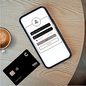Cryptnox FIDO2 Security Key - Passwordless & 2FA Authentication - Compatible Microsoft, Apple, Google & More - Mifare Desfire - Convenient Card Format - NFC & Contact