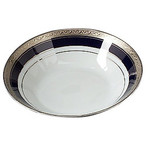 Noritake Crestwood Cobalt Platinum Soup Bowl, Set of 4, Mulitcolored