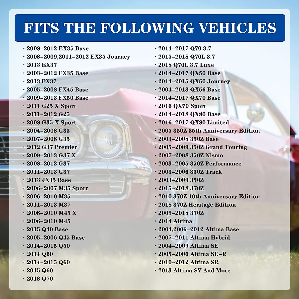 AdvanEX Mass Air Flow Sensor Meter Compatible with 04-07 Nissan Pathfinder Titan Frontier Altima Versa Armada Xterra / 04-08 Infiniti G35 FX35 M35 QX56 M45 Replaces OE 22680 7S000 86-50036 AF10141