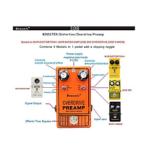 Demonfx YJM308 Multi Toggle Overdrive Preamp